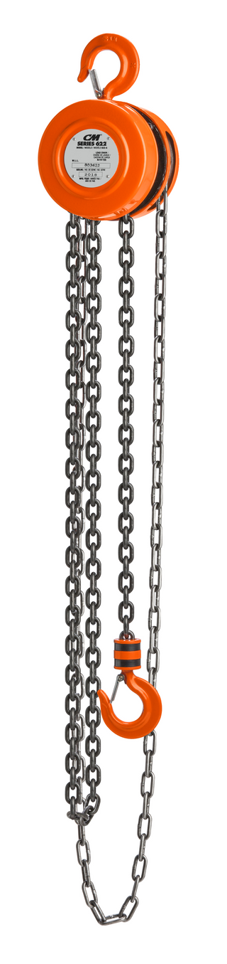 1 Ton CM 622A Chain Fall Hoist - Olsen Chain & Cable