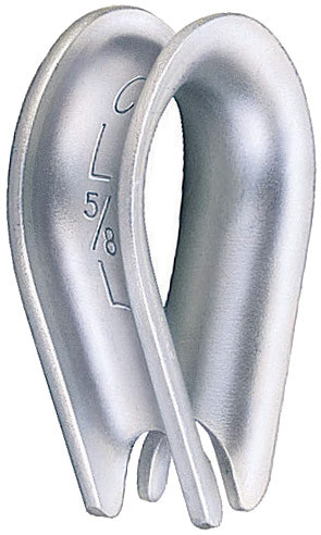 Crosby G-414 Extra Heavy Galvanized Wire Rope Thimbles - Olsen Chain ...