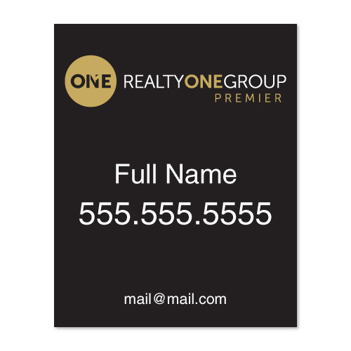 Realty One Group 30x24 Listing Panel - Double Sided - RMD Signs