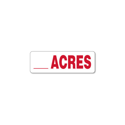 RMD 6x18 Rider ACRES - Double Sided - RMD Signs