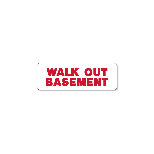 RMD 6x18 Rider WALK OUT BASEMENT - Double Sided - RMD Signs