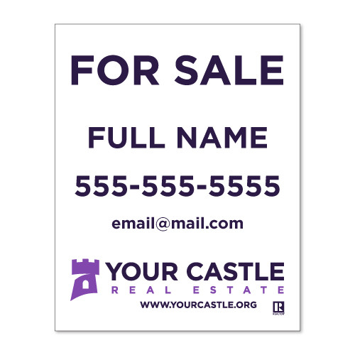 Products - Real Estate Agency Signs - Your Castle - RMD Signs