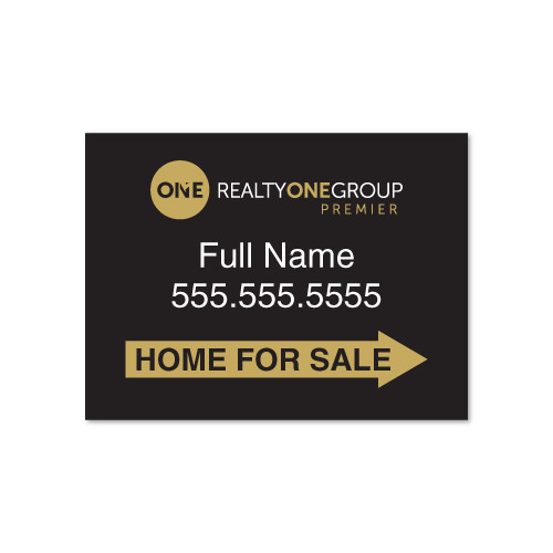 Realty One Group 18x24 Home For Sale Directional - Double-Sided For ...