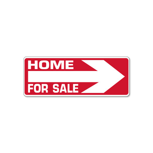 RMD 9x24 Home For Sale Directional - Double Sided - RMD Signs