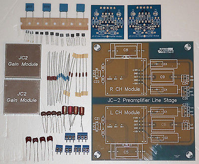 Modular stereo preamplifier JC-2 kit premium parts ultimate performance ...