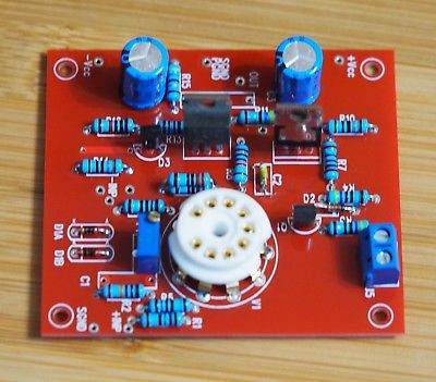 Borbely balanced tube input mosfet output linestage single ch ...