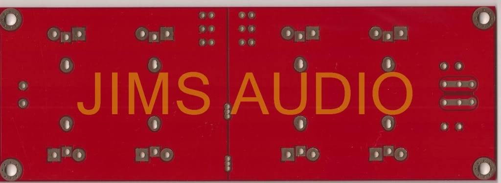 Heavy Duty Single Rail Power Supply PCB for OTL JHL Amps