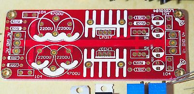 LM317/337 dual rail regulator kit for preamplifier/headphone amp (red ...