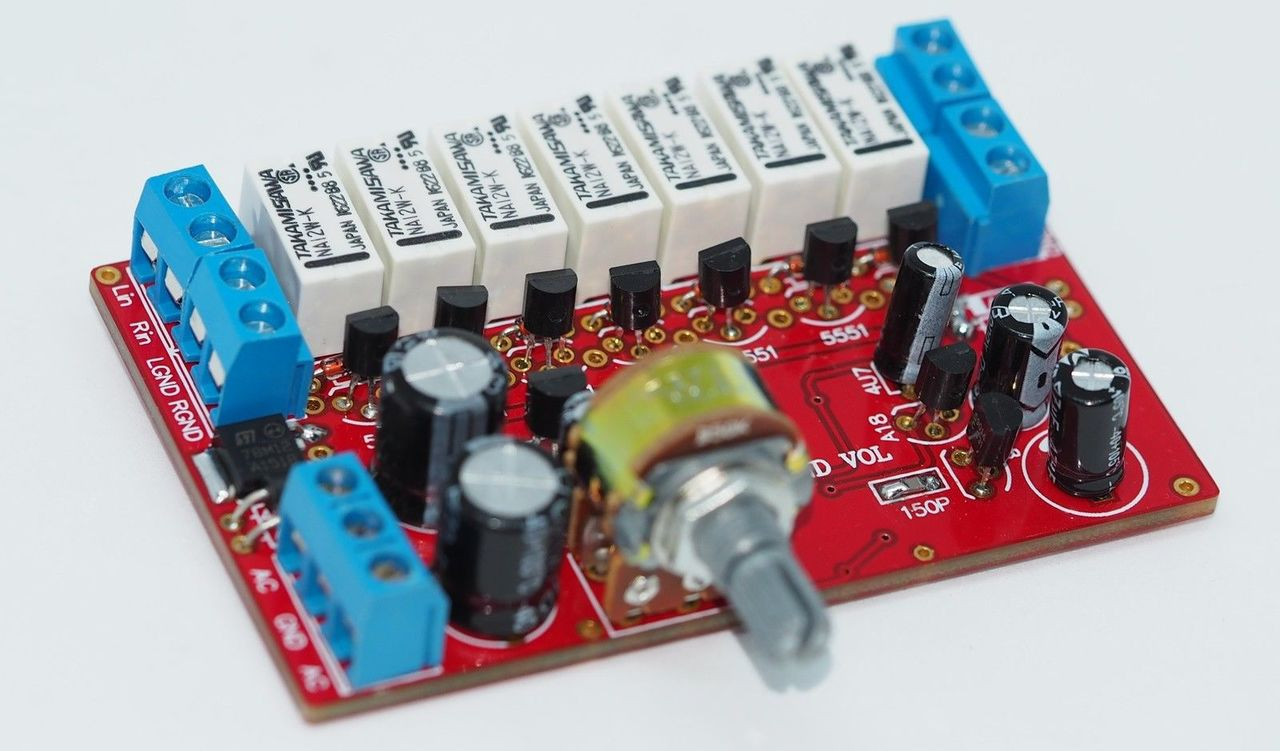 128 steps unbalanced stereo volume control kit w/ highly reliable ...