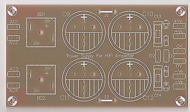 Super Heavy duty CRC/CLC power supply PCB ! - JIMS Audio