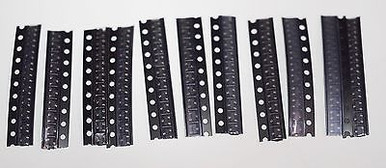 SMD Transistor/IC bulk pack of 11 types transistors total 110 pieces ...