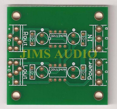unBalanced to balanced stereo pre-amplifier PCB ultra low distortion ...