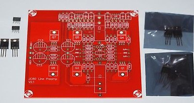 JC-80 PCB New Version Input JFETs Matched MOSFETs | DIY
