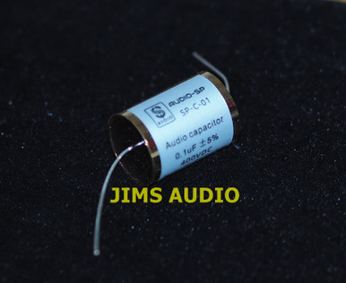 SP-Audio 400VDC 0.1uF Au Ag lead Cu tube Copper Foil Oil audio ...
