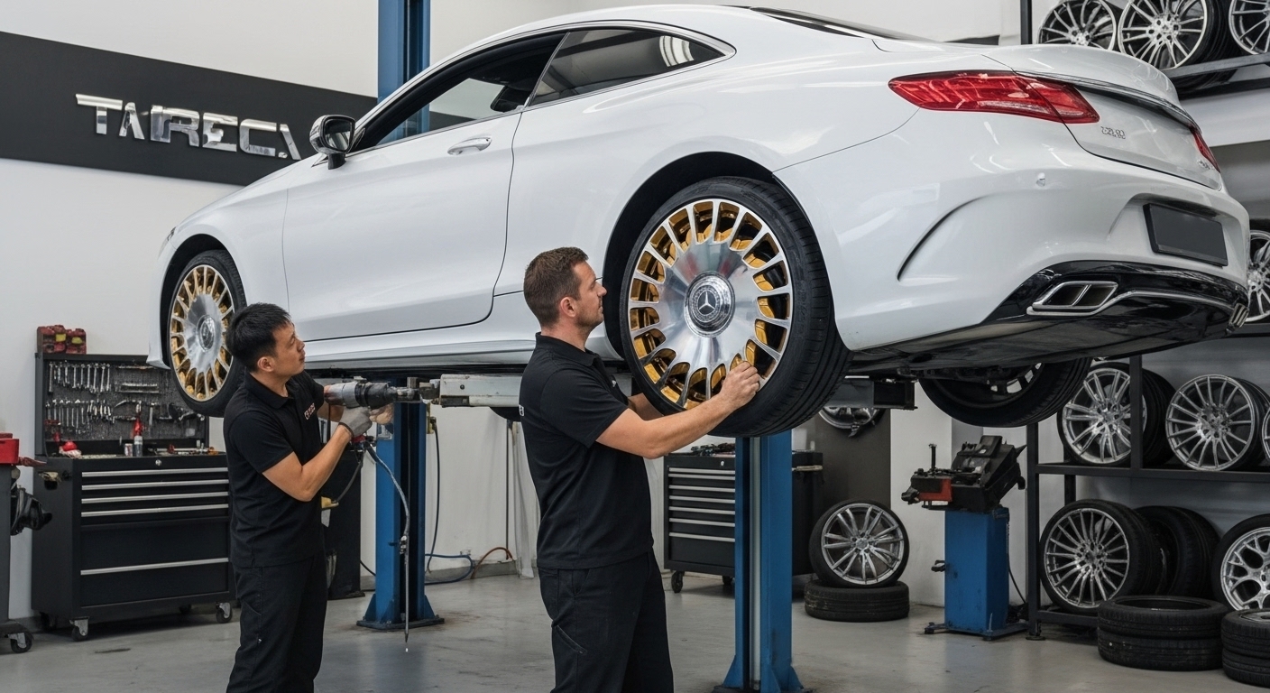 MAYBACH SAWBLADE WHEELS: The Chrome & Gold 20" Forged Set That Defines ...