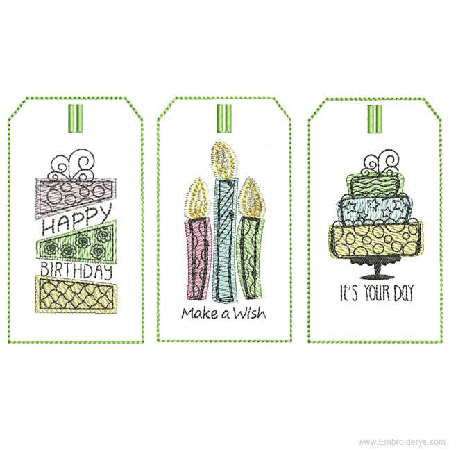 Cupcake Birthday Bunting - Bundle - Letters - P-T