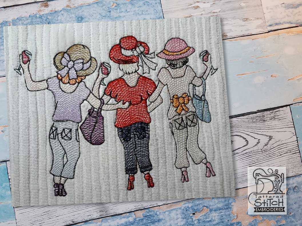Friends Forever - Machine Embroidery Designs