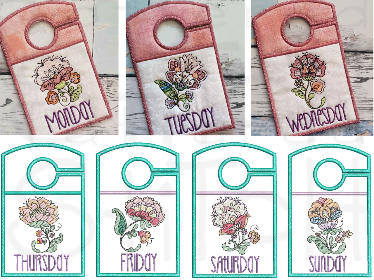 Closet Organizers Embroidery Designs & Embroidered Patterns