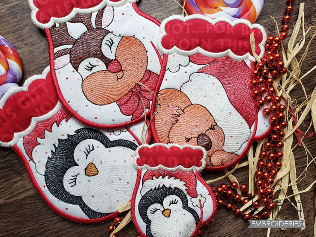Holiday Mittens Bundle - Embroidery Designs & Patterns
