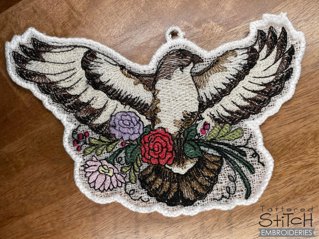 Bird of the Month - September Hawk Bundle - Embroidery Designs