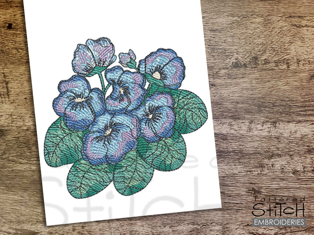 Violets Bundle - Embroidery Designs