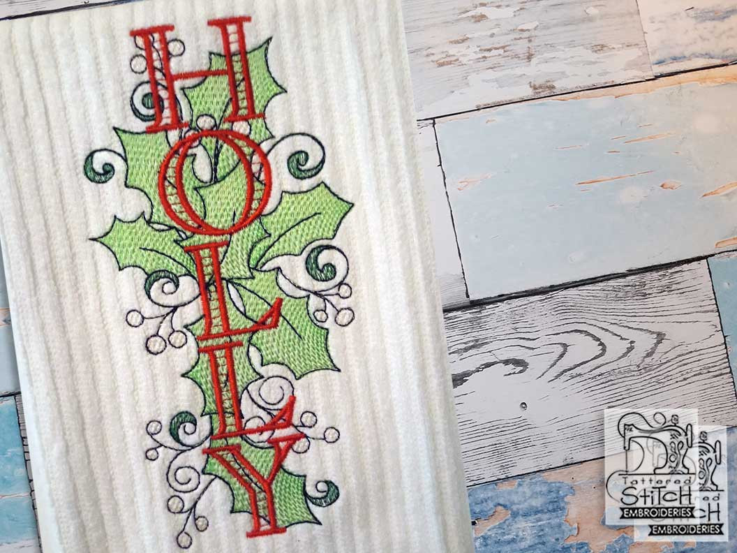 Holly with Holly - Embroidery Designs & Patterns