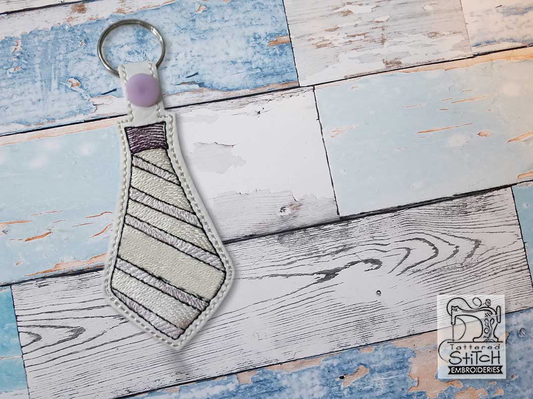 Tie Key Chain - Fits a 4x4" Hoop - Machine Embroidery Designs ...