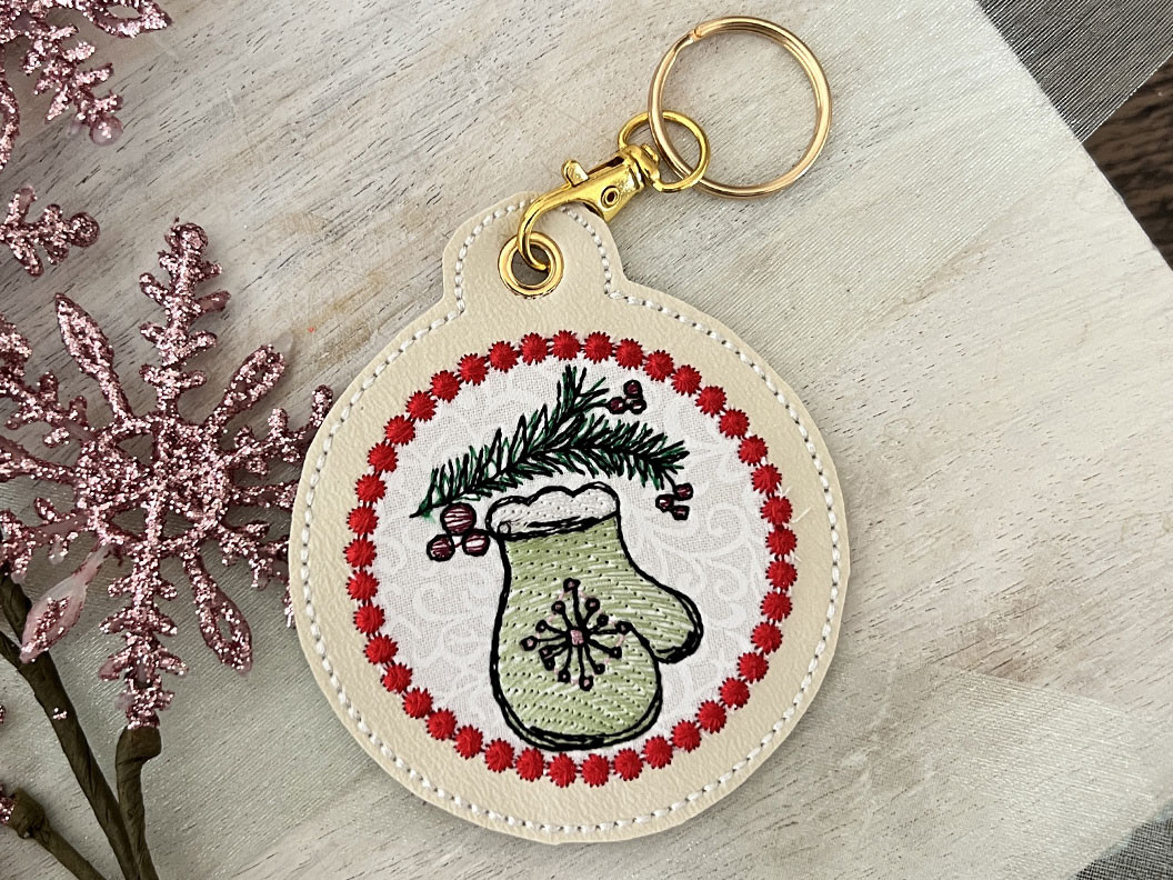 Mitten Ornament - Embroidery Designs & Patterns