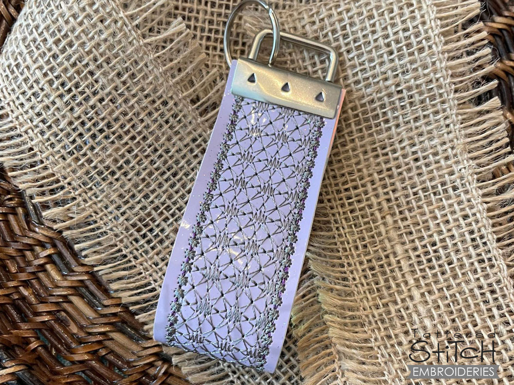 Geometric Wristband Lanyard 1 - Machine Embroidery Designs
