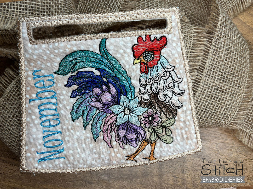 Rooster Embroidery Patterns Embroidery Starter Kits Rooster With