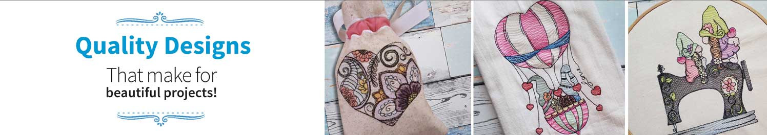 Tattered Stitch Embroideries Offers Beautiful Machine Embroidery Designs