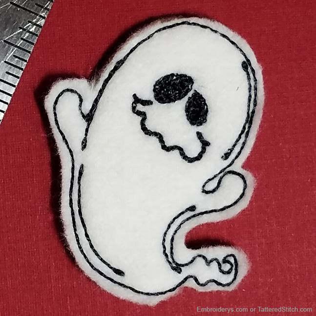 Super Spooky Ghost Felty - Embroidery Designs