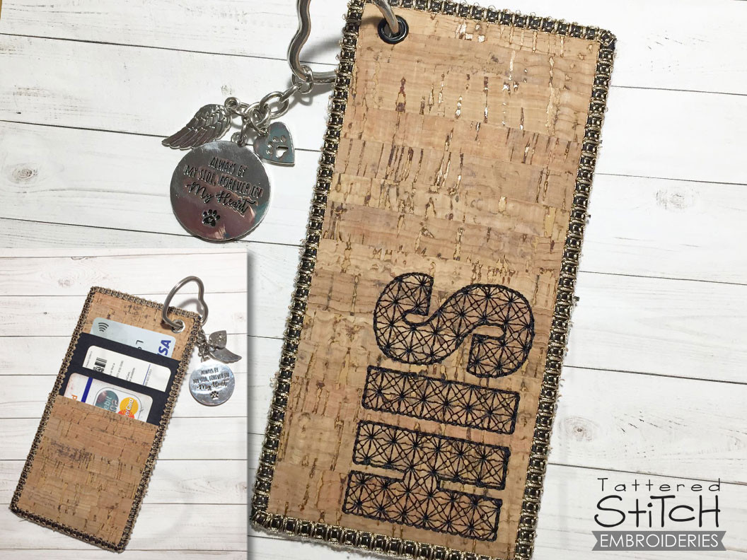 HIS Jogging Wallet - Machine Embroidery Designs - Tattered Stitch ...