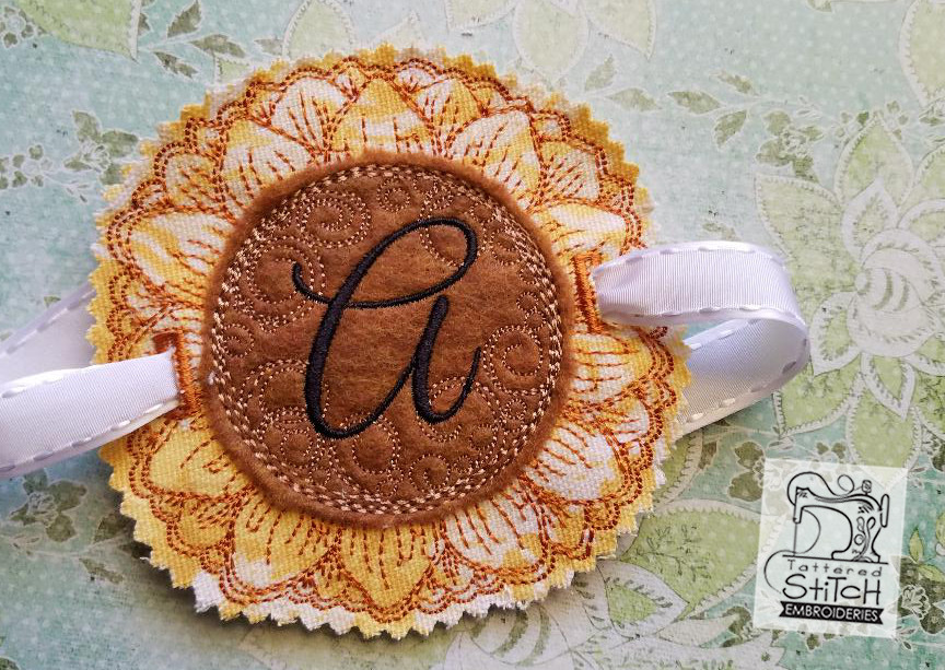 Sunflower Applique ABCs - R - Applique - Embroidery Designs