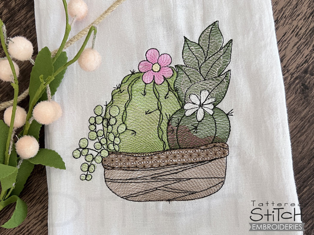 Succulents 1 Bundle - Embroidery Designs & Patterns