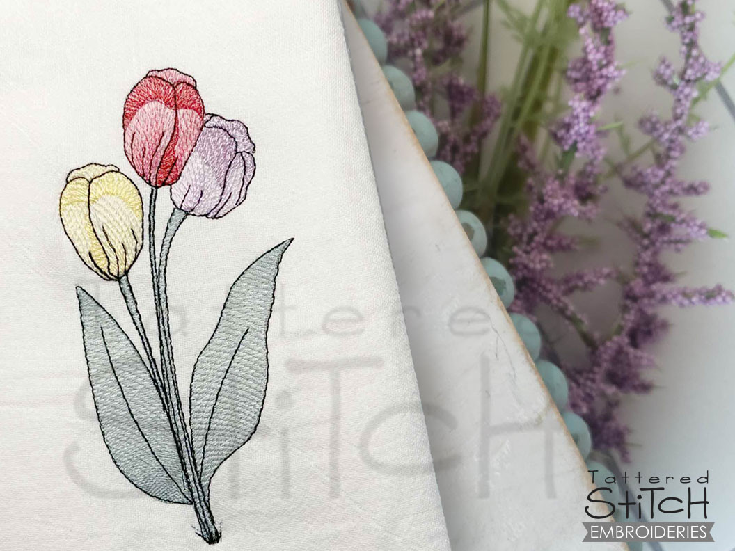 Tulips - Embroidery Designs