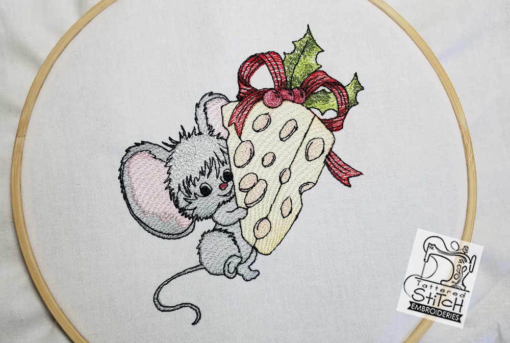 Skiing Snowman with Cardinal - Fits into a 4x4" & 5x7" hoop - Instant ...