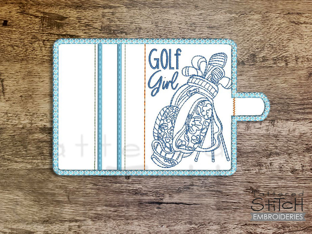 Golf Girl Zipper Wallet
