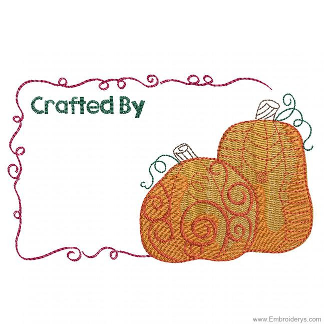 Poppies Quilt Label - Embroidery Designs