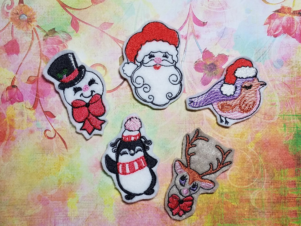 Christmas Feltie Bundle Embroidery Designs