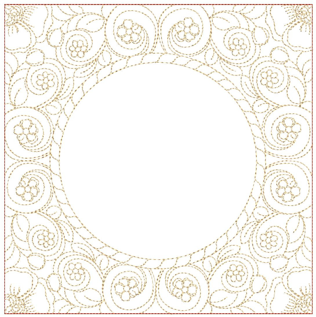 Open Center Quilt Block - Embroidery Designs & Patterns