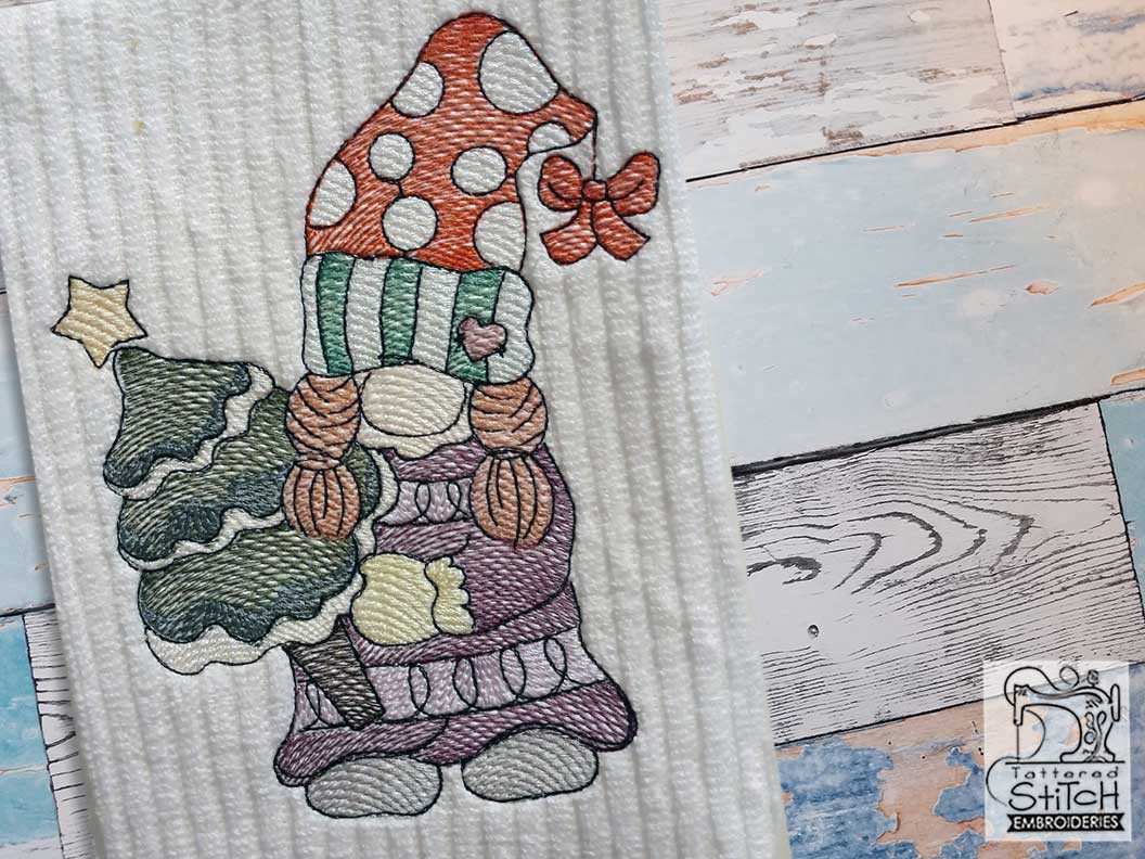 Christmas Tree - Fits a 4x4", 5x7" & 8x8" Hoop - Machine Embroidery ...