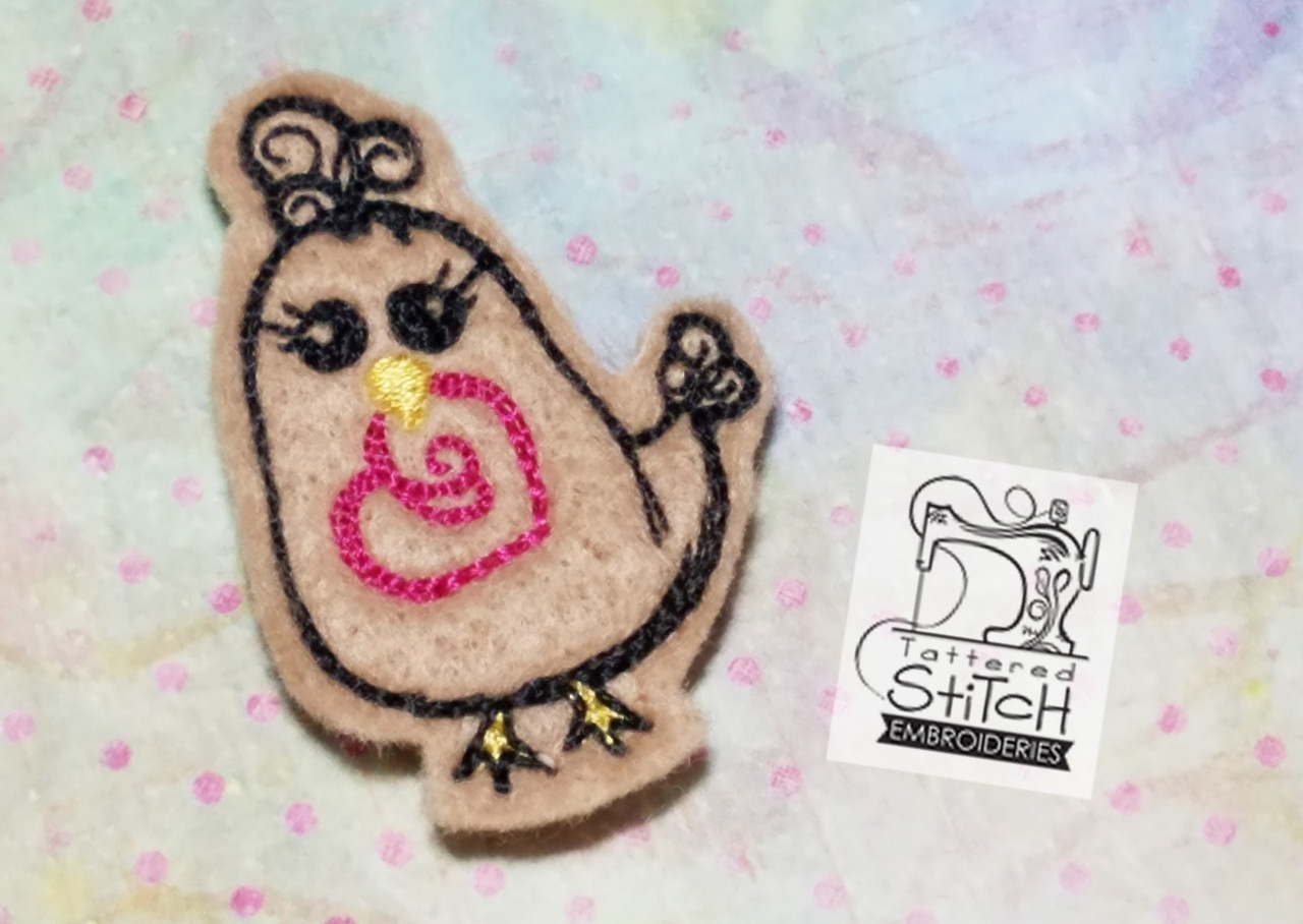 Love Birds Tree Felty - Embroidery Designs