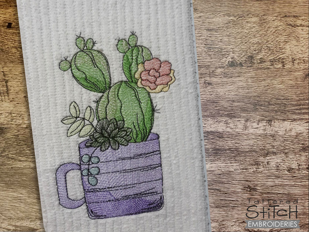 Succulents 2 Bundle - Embroidery Designs & Patterns