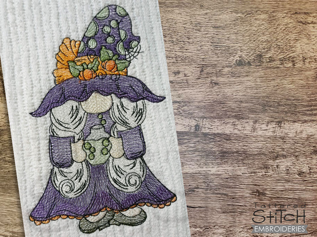 Franken Gnome- Embroidery Designs & Patterns