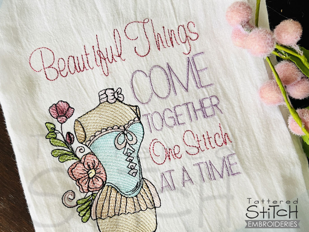 Sewing Notions with Phrases Bundle - Embroidery Designs