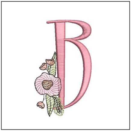 Peony ABCs Alphabet Bundle - Embroidery Designs