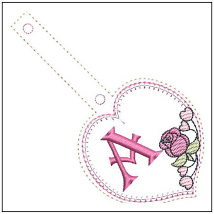 Heart Key Chain ABCs
