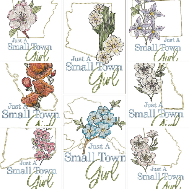 Small Town Girl Series Bundle - Embroidery Designs