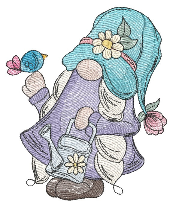 Gnome Embroidery Embroidery Designs & Embroidered Patterns